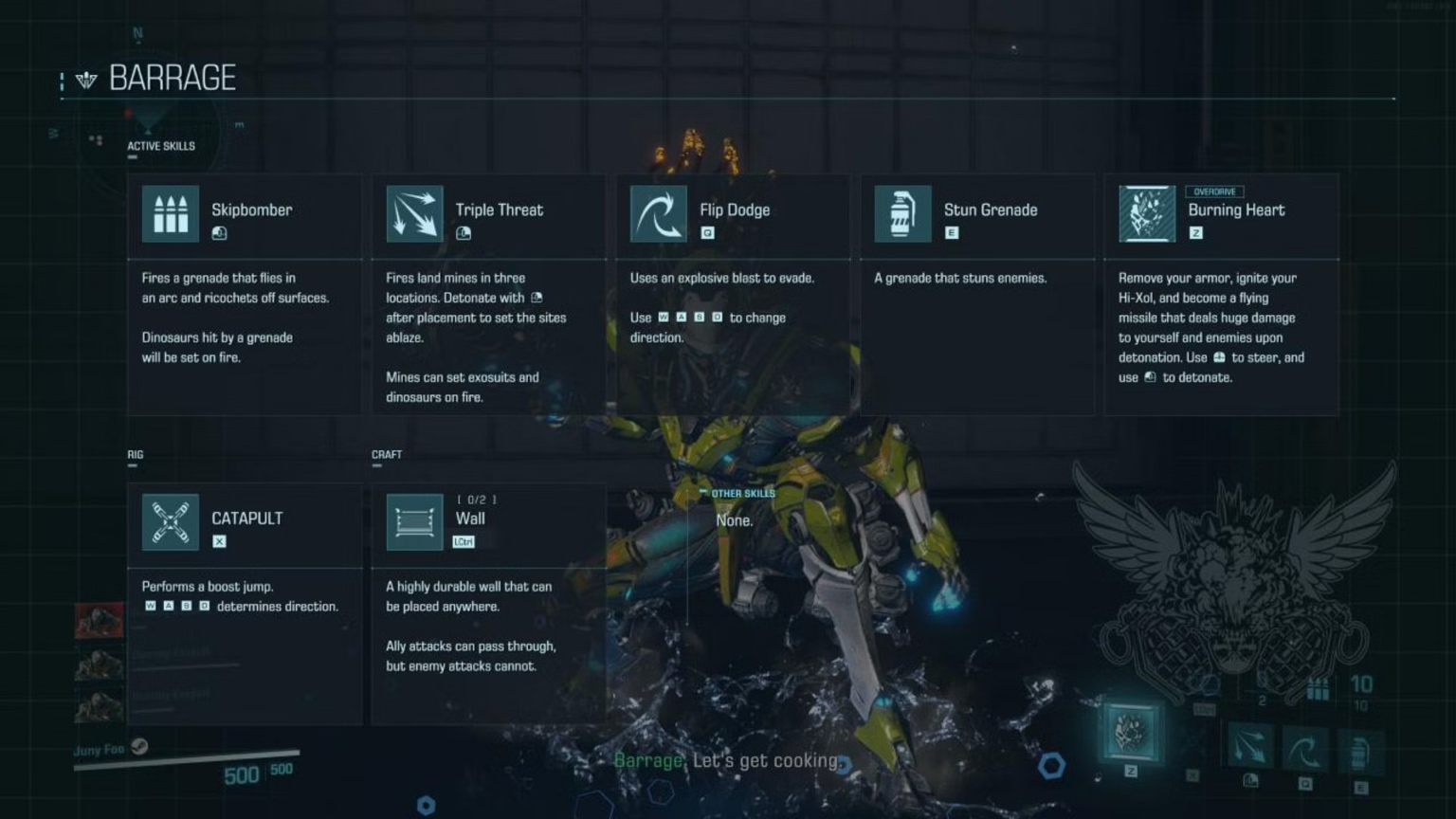 “Barrage” Module Loadout Build Guide In Exoprimal